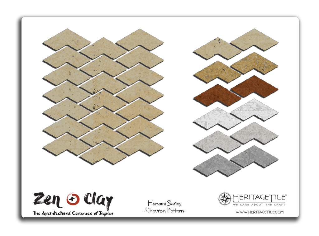 Sample Card - Hanami Chevron | Viva Tile